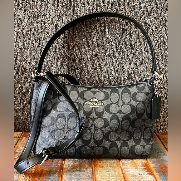 Coach | Bags | Coach Lewis Shoulder Bag In Signature Canvas | Poshmark